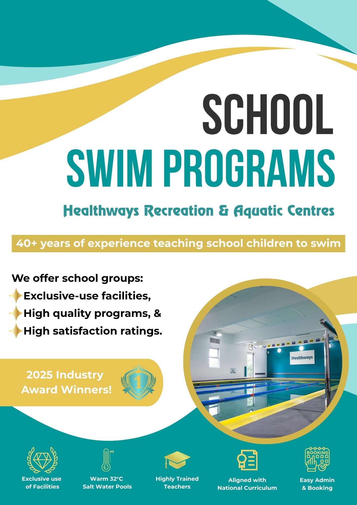 School Swimming Programs | Healthways Recreation Centre